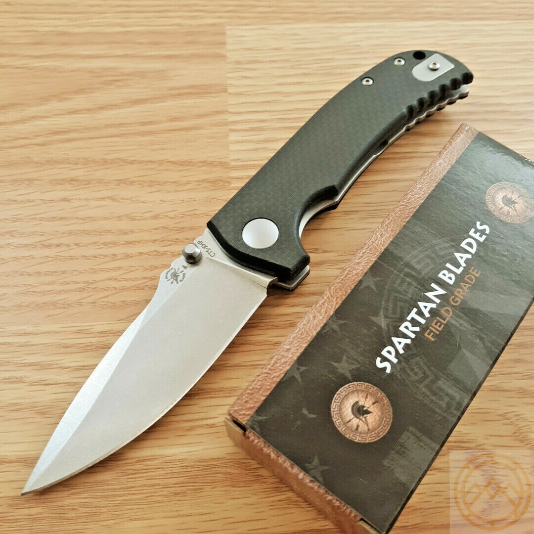 Spartan Blades Astor Folding Knife 3.75" CTS-XHP Steel Blade G10 ...