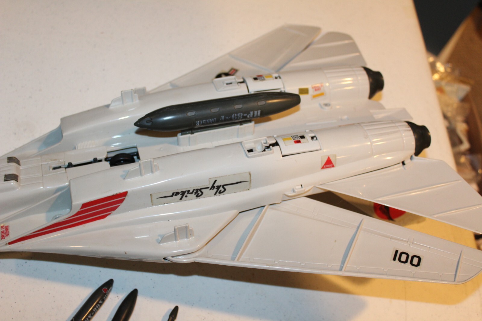 1983 Sky Striker XP-14F Jet GI Joe VTG HTF Missiles Parts Pieces Repair ...