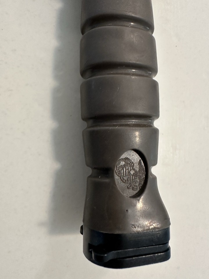 USMC KA-BAR style Fighting Knife 8" Tanto Blade, Khaki Scabbard and Leg ...