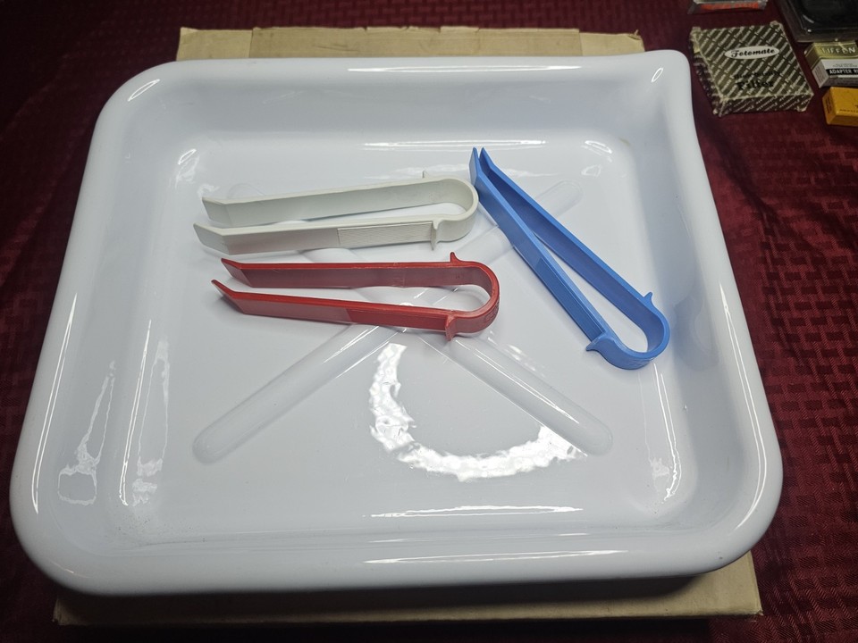 Darkroom Equipment Lot Developing Trays, Color Analyzer, Speed Ez El ...