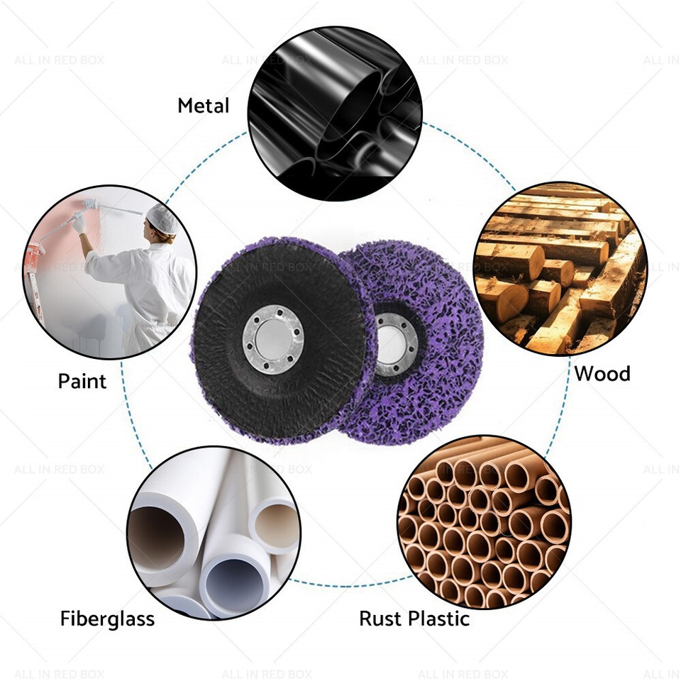 Poly Strip Disc 10PCS Paint Eater Disc 4'' Stripping Wheel Grinder ...