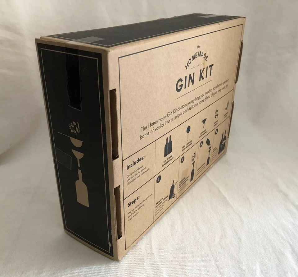 Homemade Gin Kit Making & DIY Tonic Kit - 2 Kits New Open | eBay