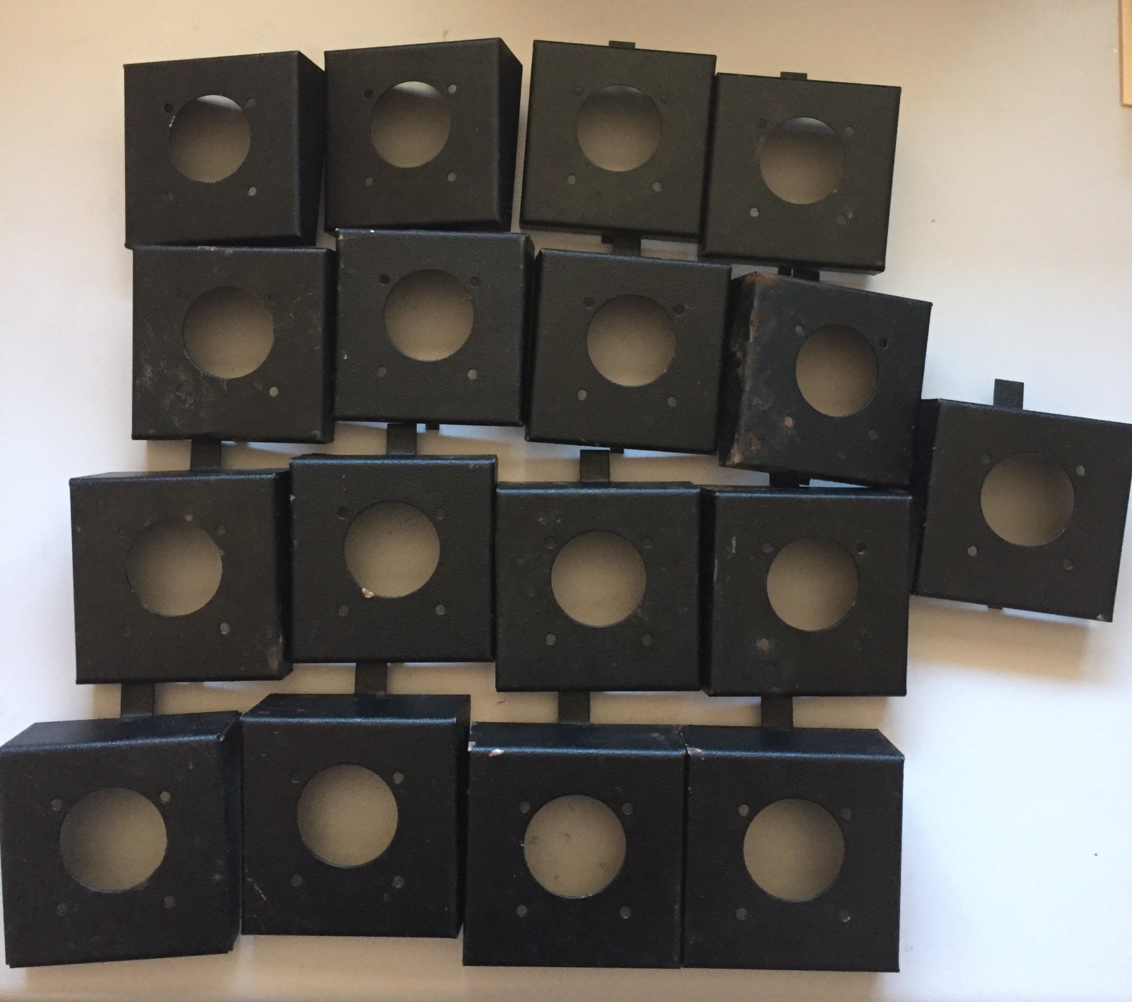 Lot of 18 Slot Machine Top Box Slanted Black Candle Light Mount ...