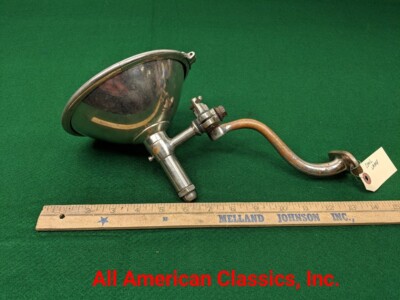 VINTAGE Cowl Lamp Light Early OLD AUTO Automobile with Brackets | eBay