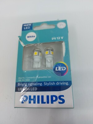 Upgrade Your Vehicle's Look with Philips 168WLED License Plate Light ...