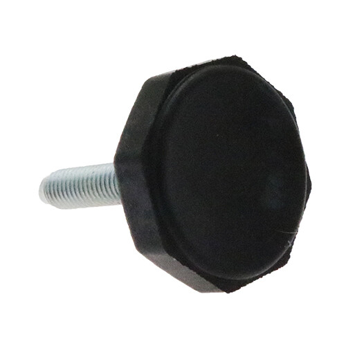 4 Pack Octagonal Rubber Feet M8 x 18mm, Screw In, Threaded Feet ...
