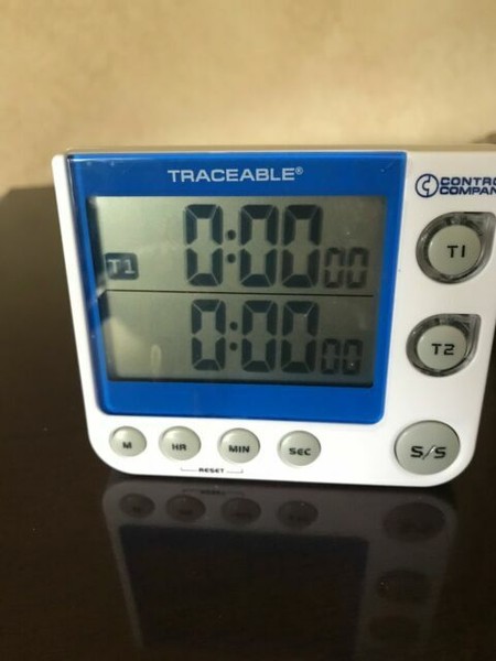 Control Company Traceable Flashing Large LED Alert Lab Alarm Timer ...
