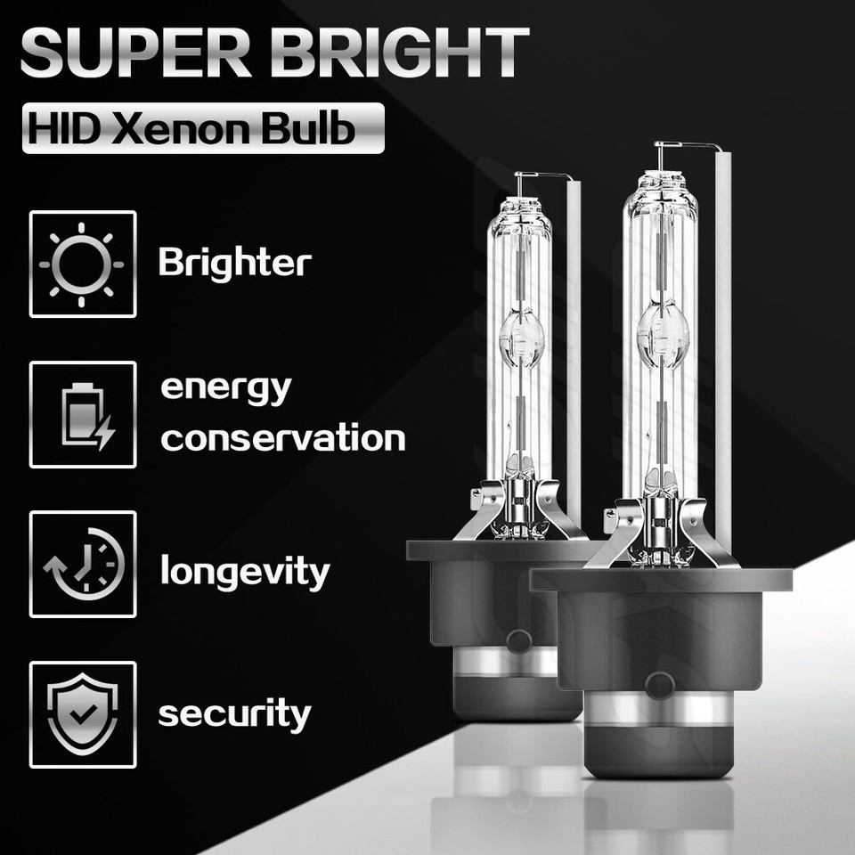 D2S D2C D2R D2H LED Headlight Bulbs 6000K/set High low beam Super ...