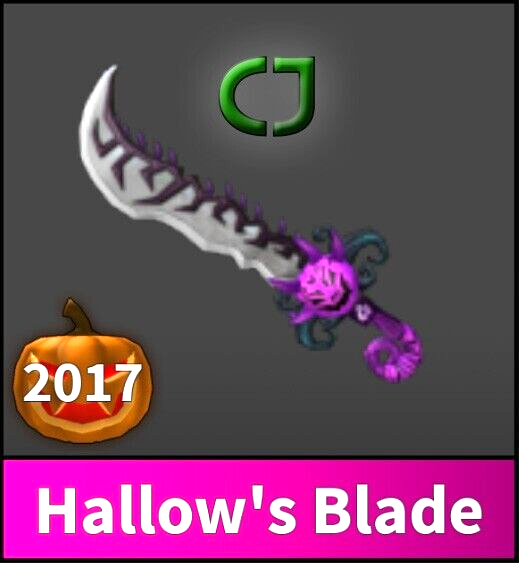 Roblox Murder Mystery 2 MM2 2017 Hallows Blade Knife | eBay