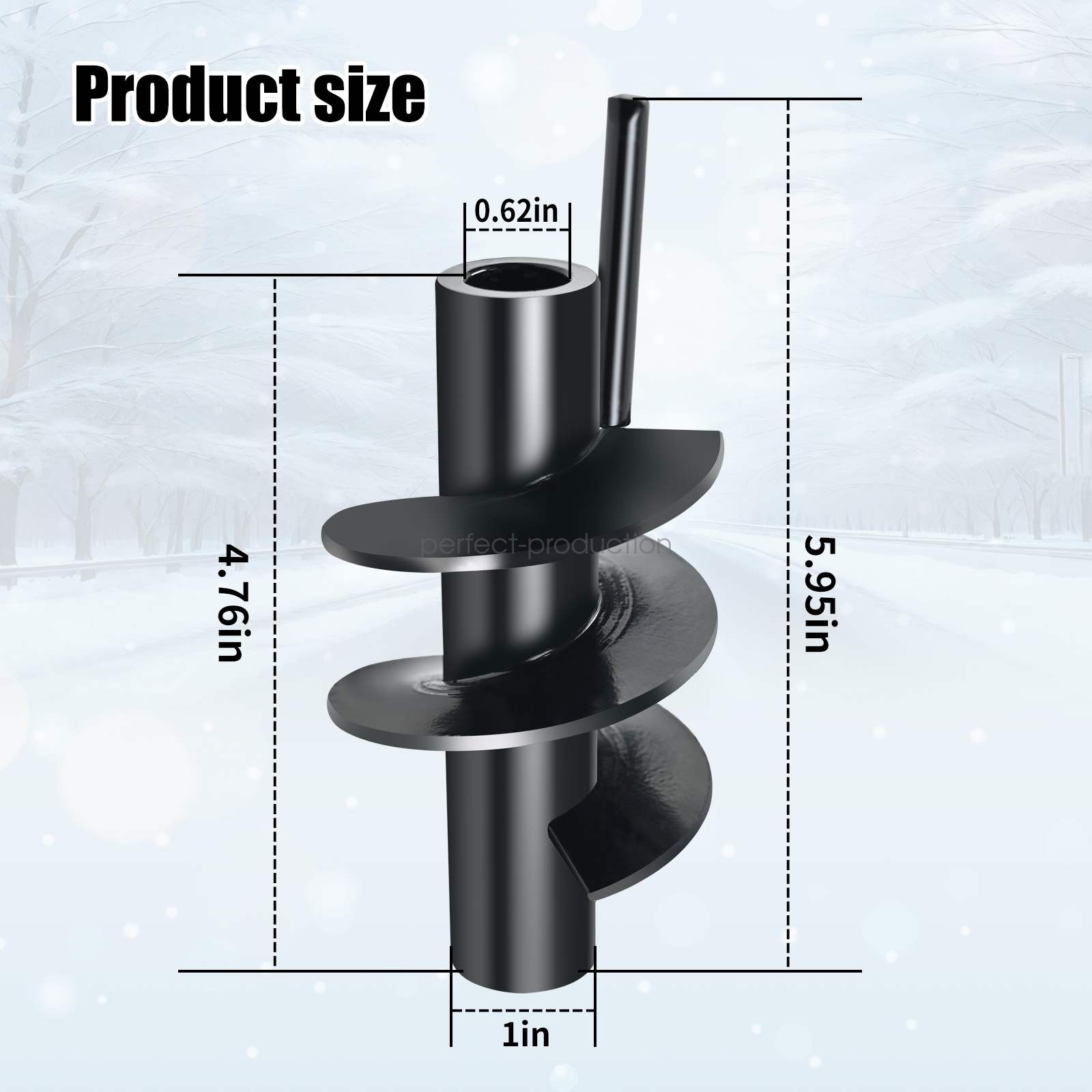 75615 D6075 D6122 Salt Spreader Auger Kit Fit For SnowEx SP-375 SP-575 ...