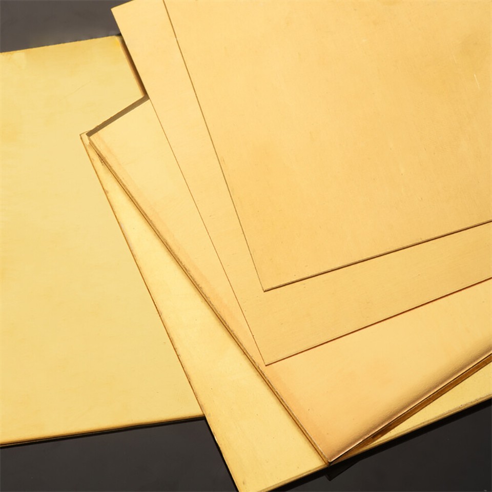 Brass Sheet Plate Guillotine Offcuts - 0.6mm To 8mm - Various Multiple ...