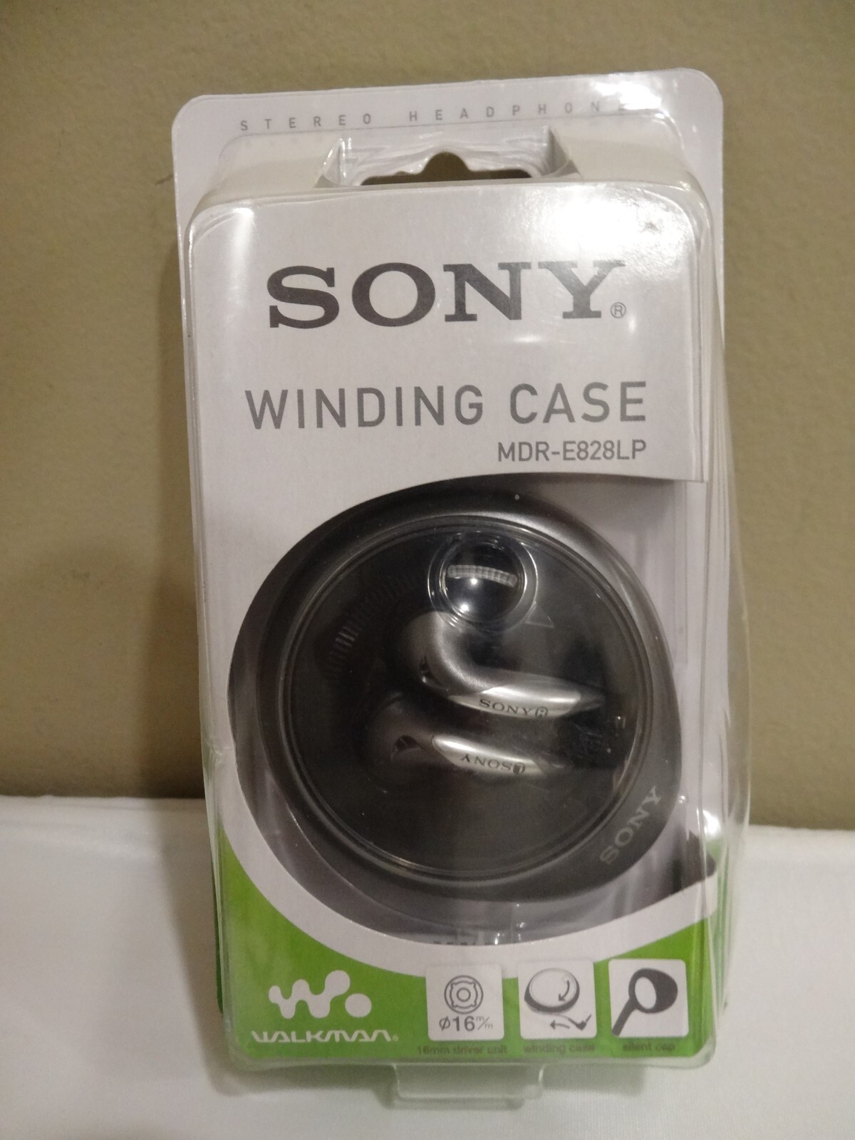 Sony Walkman MDR-E828LP Stereo Earbuds Gray with Winding Case. NEW. | eBay