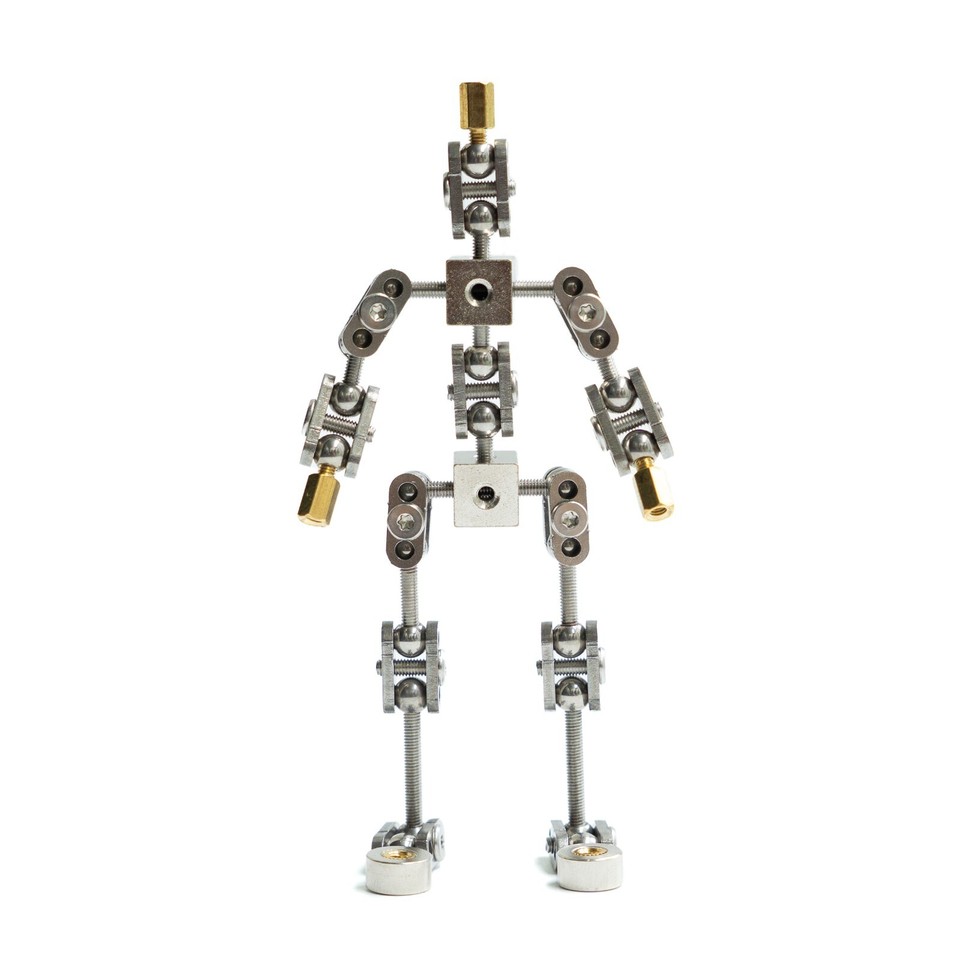 DIY Stainless Steel Human ARMATURE KIT for Studio Stop-Motion Animation ...