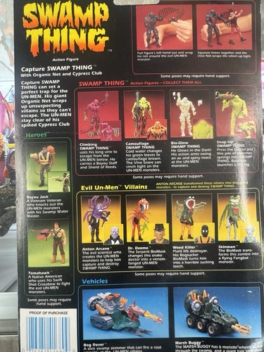 Capture Swamp Thing DC Comics Action Figure Kenner 1991 Factory Sealed ...