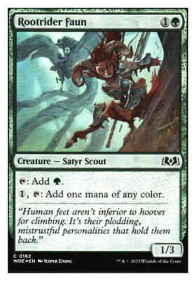 Rootrider Faun (Foil) Wilds ofEldraine MTG - NM+ | eBay