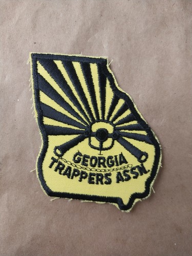 Vintage Georgia Trappers Association Patch Trap Hunting Assn. Trapper ...