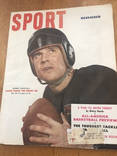 Dec 1951 Sport magazine JOHNNIE LUJACK, MICKEY MANTLE, HOWE, ++ | eBay