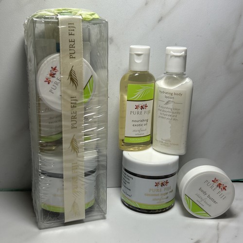 2 Pure Fiji Home Spa Gift Set! New In Box! Coconut Starfruit | eBay