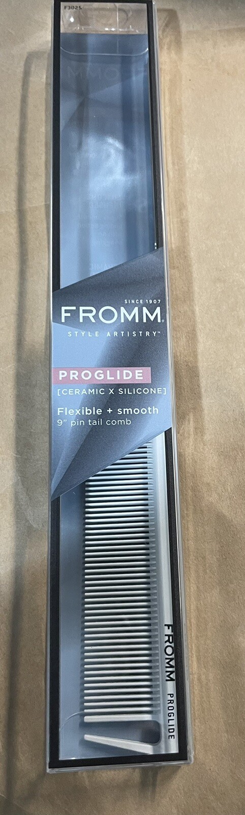 FROMM PRO GLIDE 9" PIN TAIL COMB | F3025 | Ceramic / Silicone-NEW! | eBay