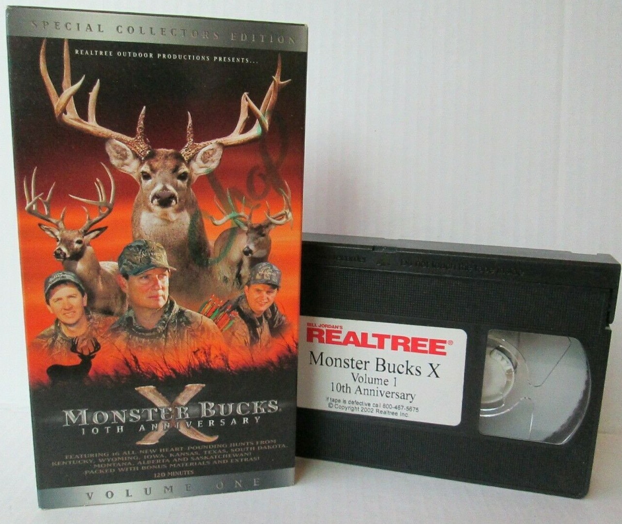 Realtree MONSTER BUCKS X 10th ANNIVERSARY VHS TAPE Hunting Video Tape ...