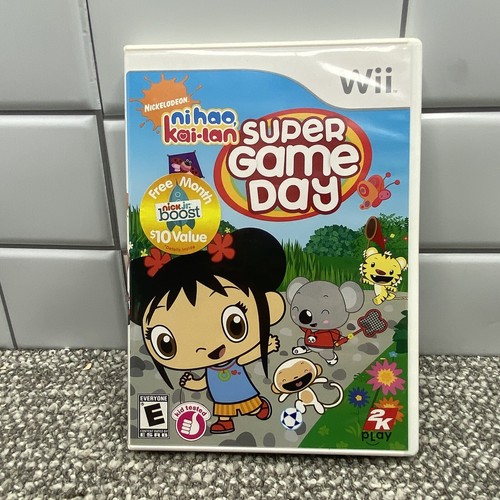 Ni Hao Kai Lan Wii Nintendo Game Rated E Tested Works Classic Throw ...