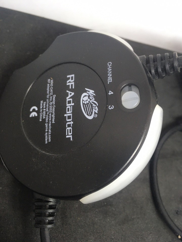 Mad Catz RF Adaptor Xbox Nintendo Sony 2002 6004 For Video Game Systems ...