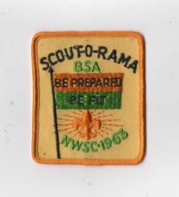 1963 Scout-O-Rama Be Prepared Be Fit NWSC BSA ORG Bdr. [AR-3296] | eBay