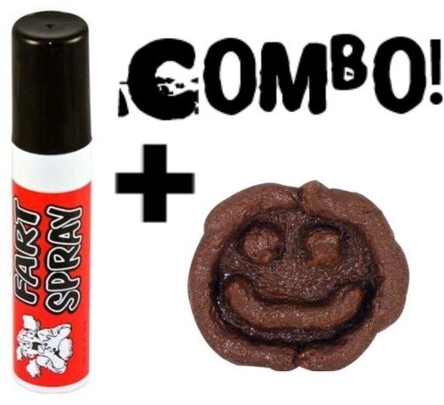1 Fart Spray + 1 Smiley Face Crap Poop Turd ~ COMBO SET ~ | eBay