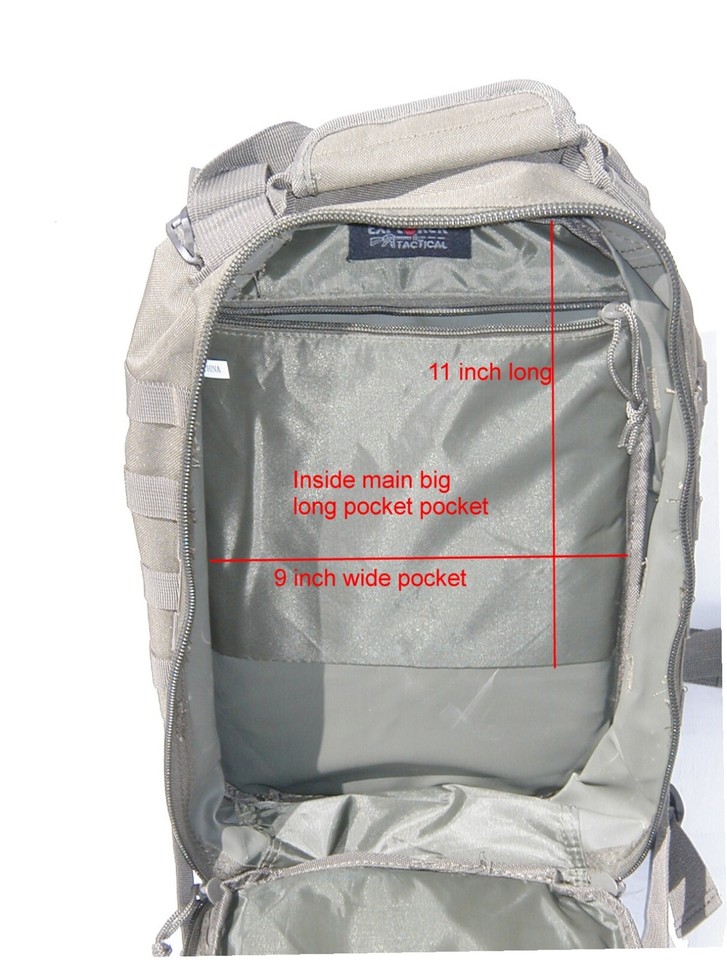 Explorer Black 72 Hour Combat Rucksack Backpack Tactical 3 Day Military ...