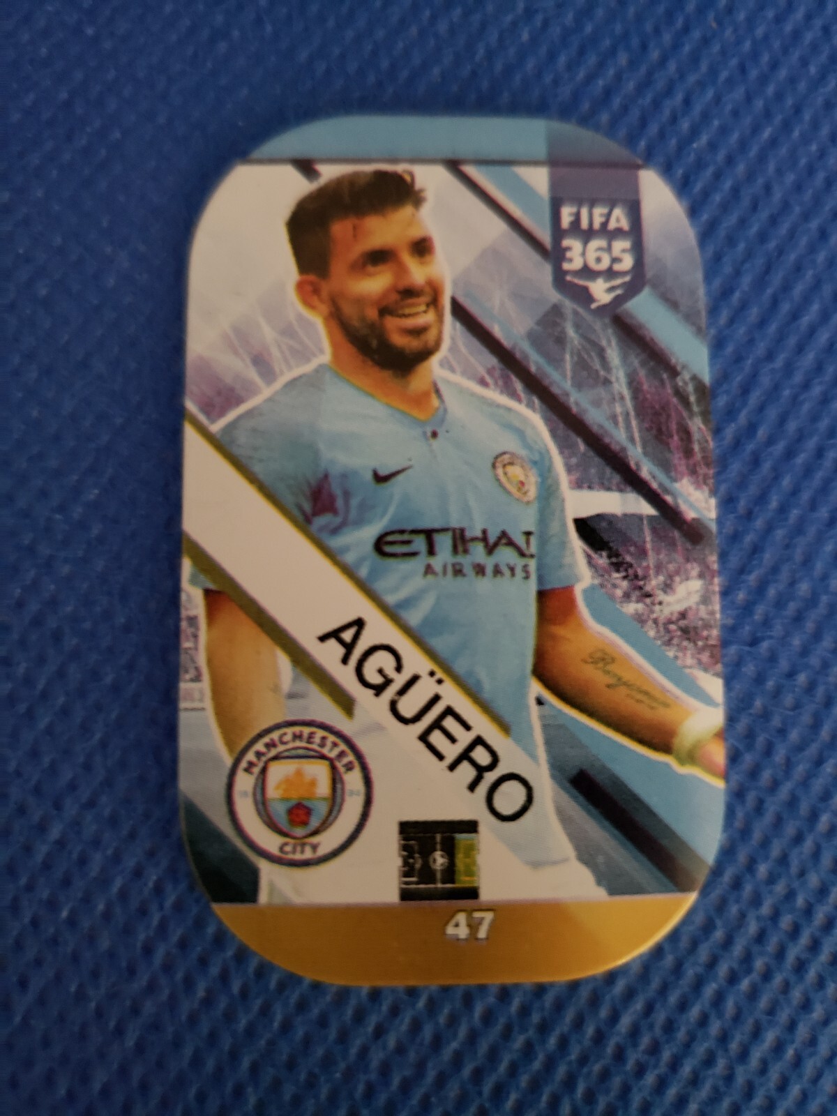2019 XL Adrenalyn SERGIO AGUERO FIFA 365 Metal card MANCHESTER CITY ...