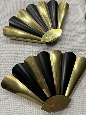 Vintage Clam Shell Wall Hangers | eBay