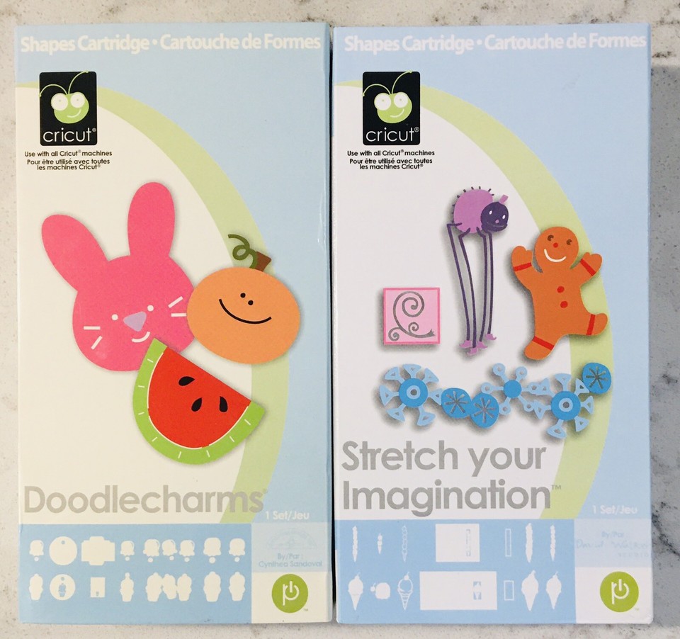9 CRICUT CARTRIDGES ~ ABC ~ PAPER DOLL ~ STORYBOOK ~ SHAPES ~ PLANTIN ...