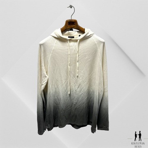 ATM Anthony Thomas Melillo Dip-Dye Drawstring Hood Sweatshirt L Large ...