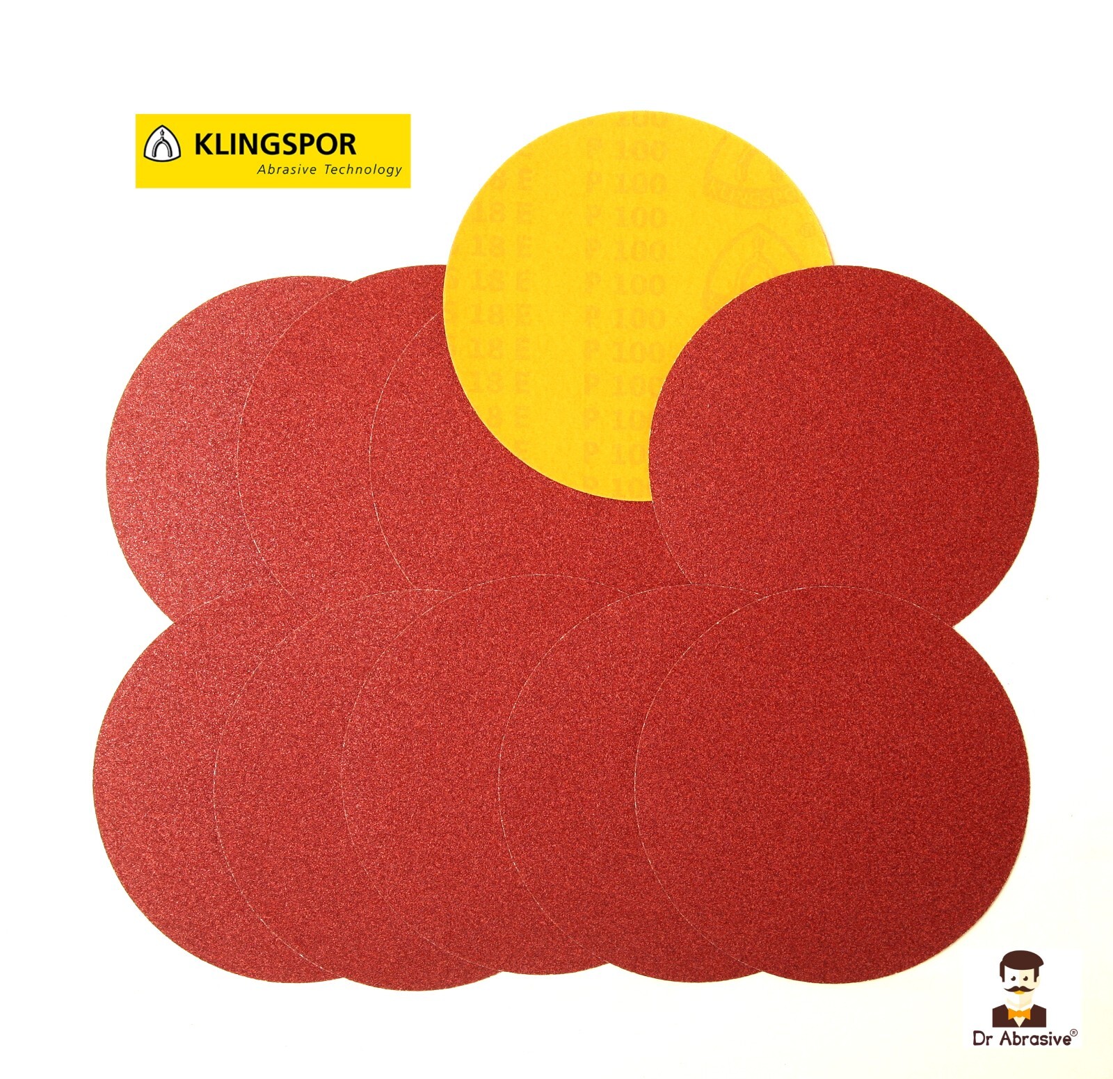 300mm 12 inch Sanding Discs Self Adhesive PSA Sticky Backed 5PK 40 60 ...