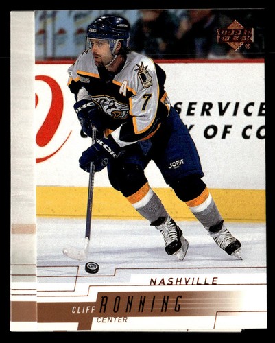 Cliff Ronning 2000 Upper Deck #325 Nashville Predators | eBay