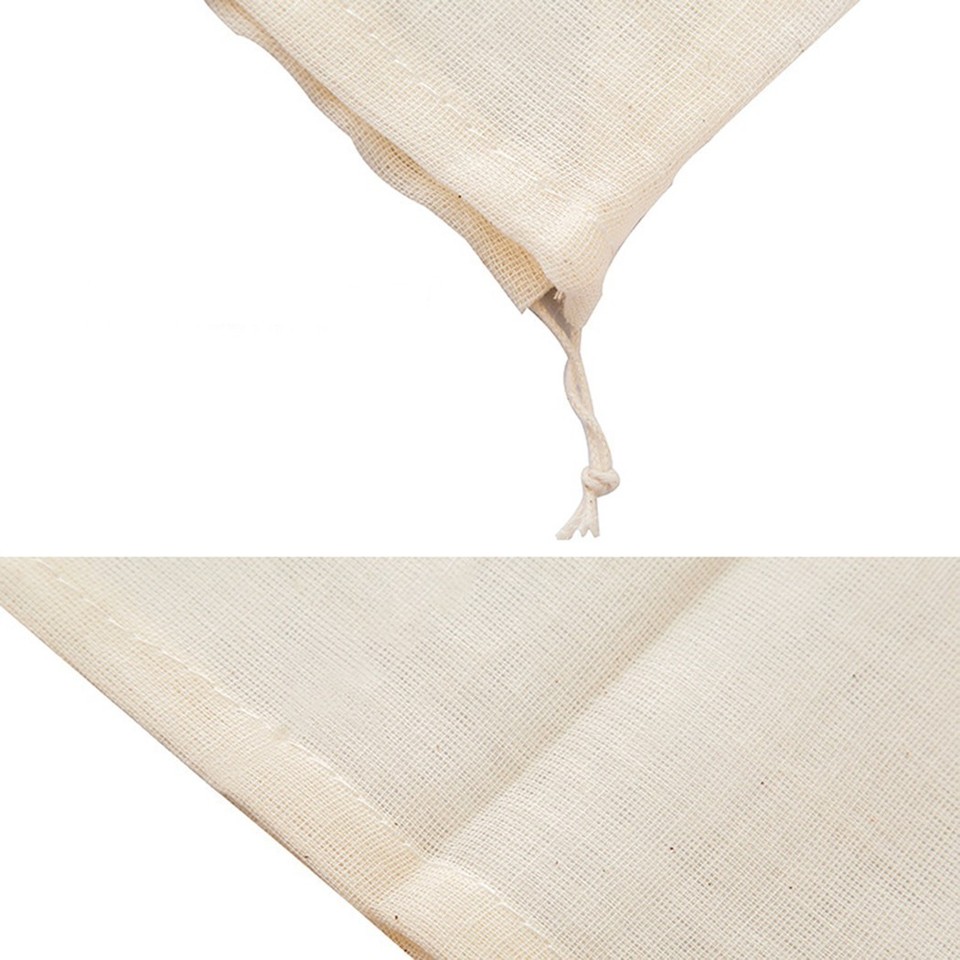 Filter Bag Drawstring Filter Good Permeability Kitchen Reusable 23x21cm ...