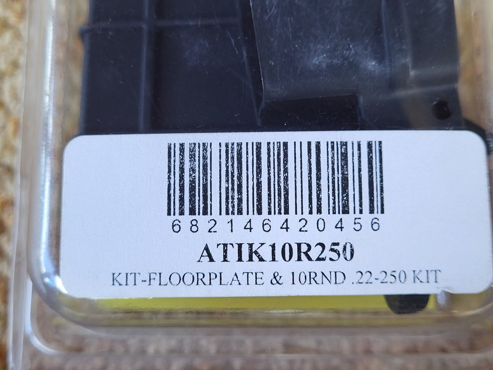 Legacy Sports Howa 1500 Vanguard 10 Rd conversion magazine kit 22-250 ...