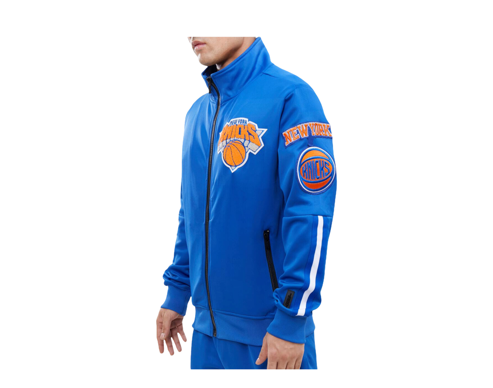 Pro Standard NBA New York Knicks Pro Team Royal Blue Track Jacket ...