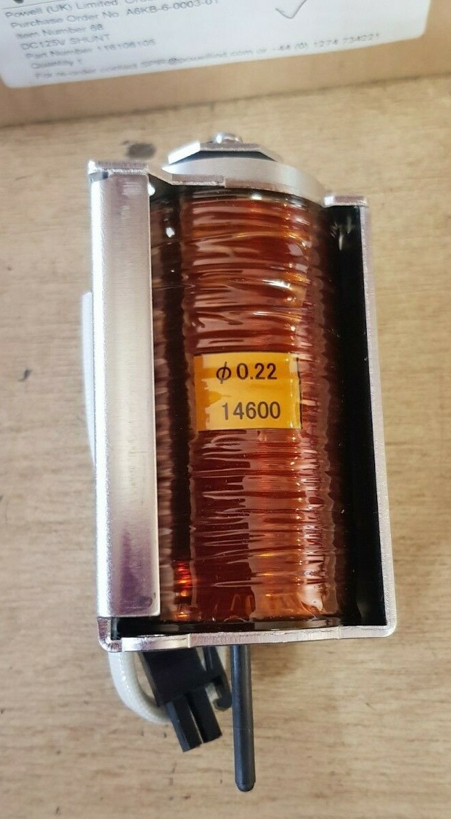 New In Box Terasaki AVR-1C Voltage Trip Device DC125 V Shunt Trip ...