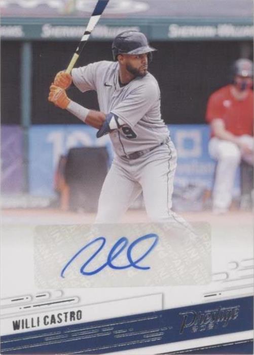 2021 Panini Chronicles - Prestige Autographs Willi Castro #PR-WC (AU ...