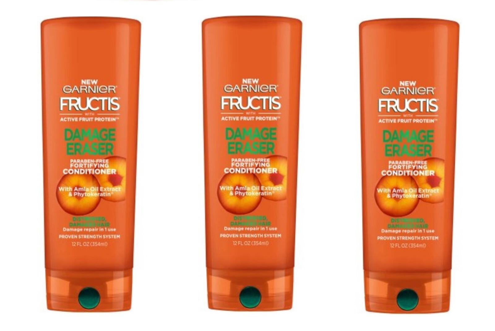 Garnier Fructis Damage Eraser Fortifying Conditioner 12 oz LOT OF 3 ...