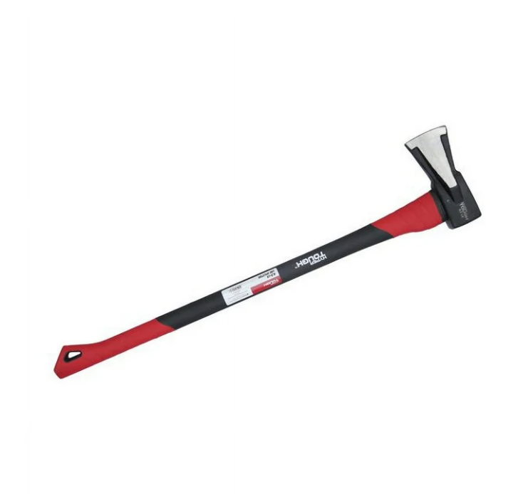 Hyper Tough 4.5lb Log Splitter Axe with Double Injection Fiberglass ...
