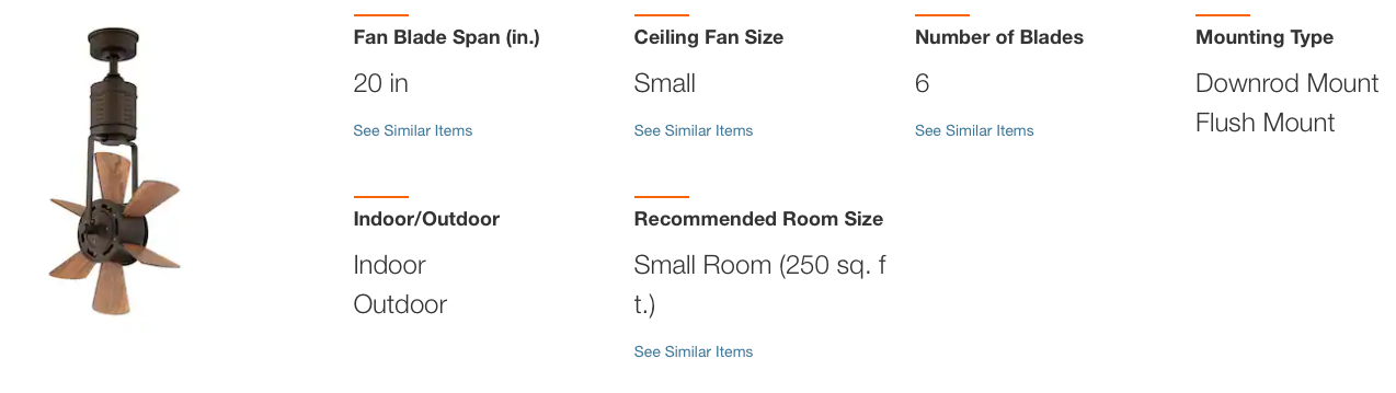 Home Decorators Windhaven 20 in. Outdoor Espresso Bronze Ceiling Fan ...