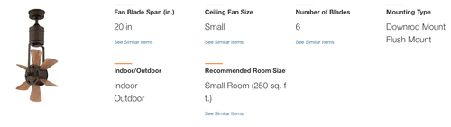 Home Decorators Windhaven 20 in. Outdoor Espresso Bronze Ceiling Fan ...