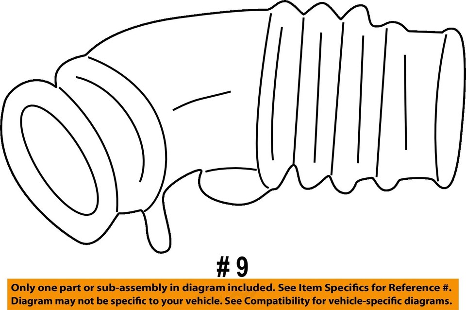 HYUNDAI OEM 01-06 Santa Fe 2.7L-V6 Air Cleaner Intake-Hose Duct Tube ...