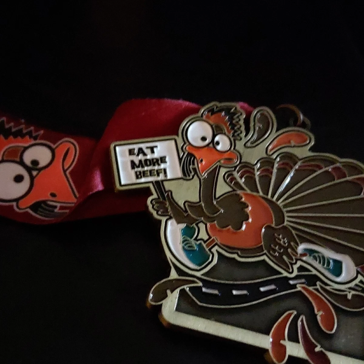 Funny Turkey Eat Beef