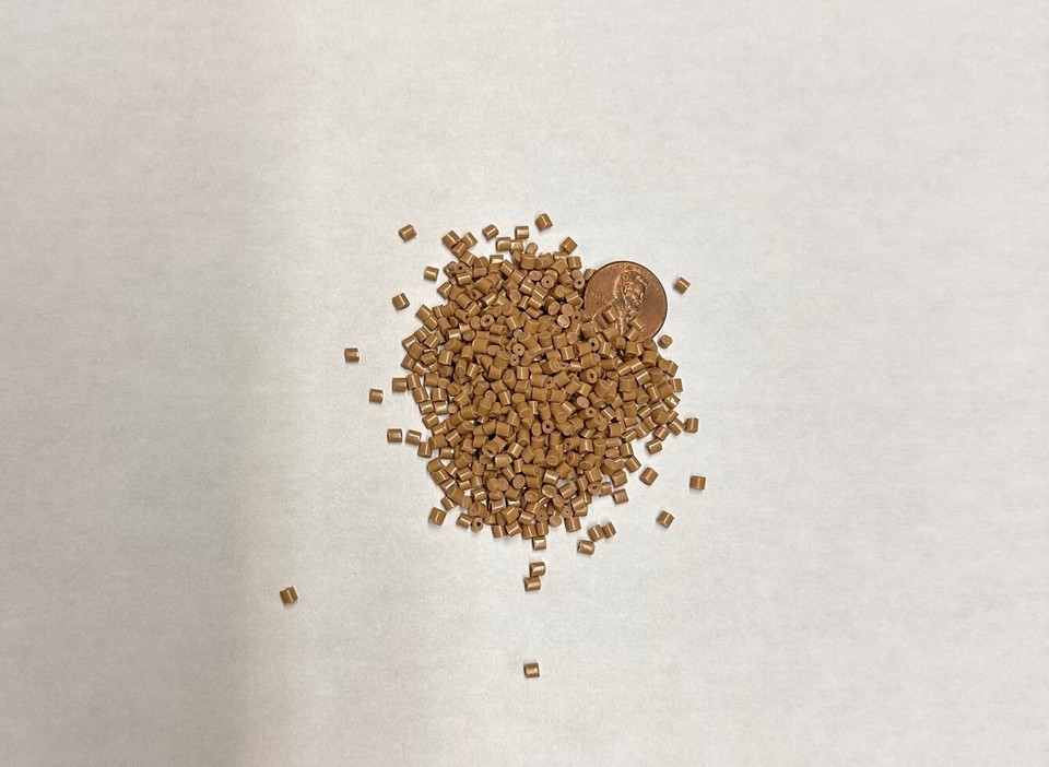 PP Plastic Pellets Polypropylene Resin Injection Molding Light Brown 10 ...