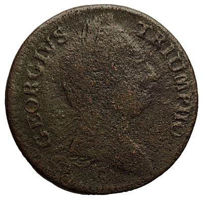 1783 Georgivs Triumpho Colonial Copper Token Coin | eBay
