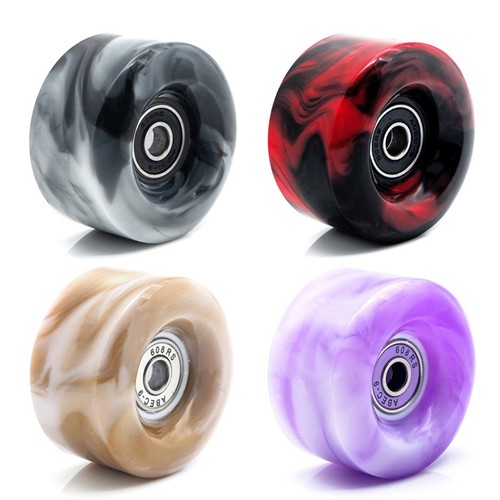 Roller Skate Wheels Indoor Roller Skate Wheel with Bearing Mixed Color ...