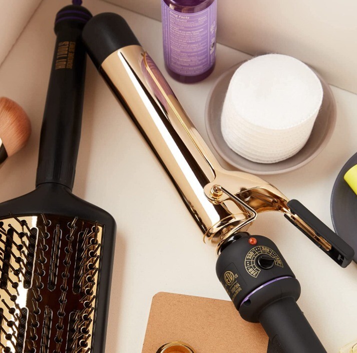 Hot Tools Pro Artist 24K Gold Curling Iron Long Lasting, Defined Curls ...